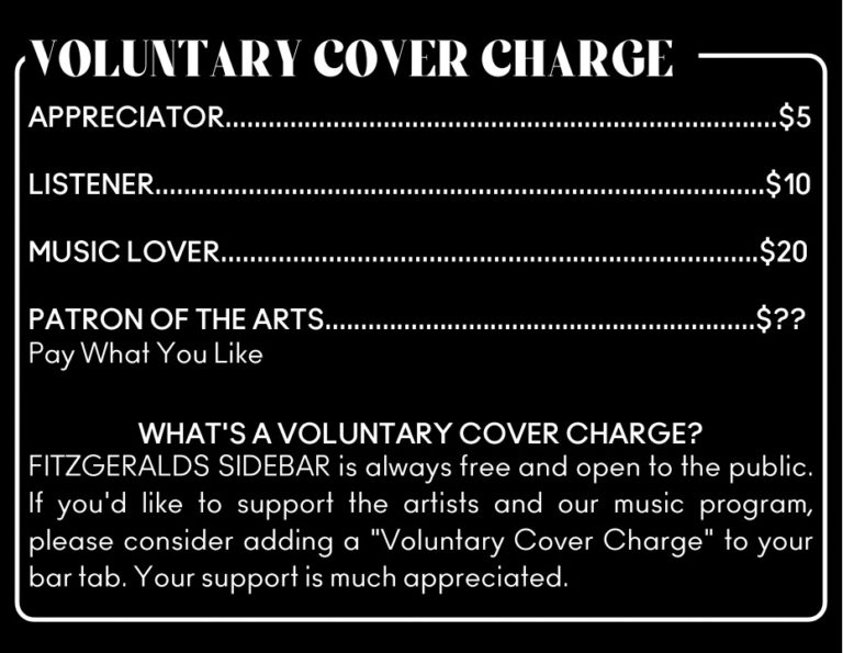 SIDEBAR MENU - FITZGERALDS